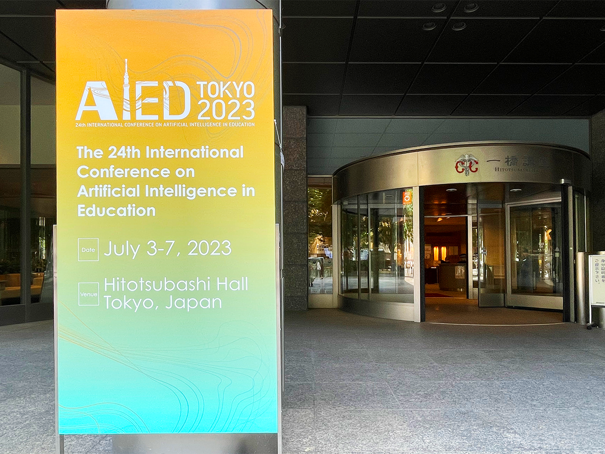 AIの国際会議AIED2023でTAOを出展しました